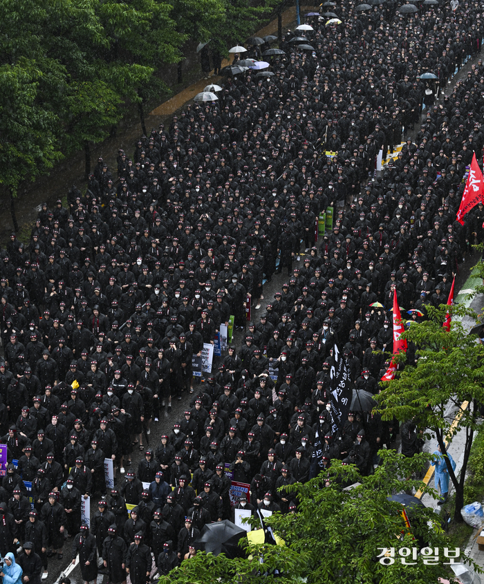 [포토] 삼성전자 노조 총파업 결의대회